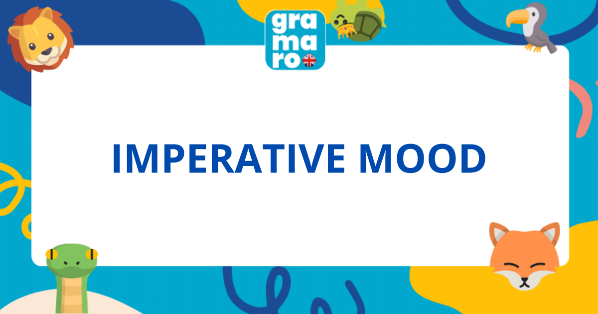 Imperative mood - reglas y ejemplos