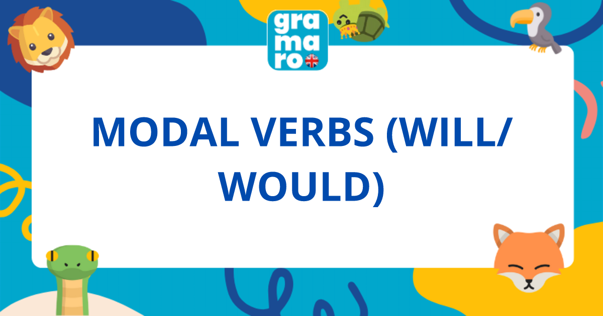 Modal verbs (Will/Would) - reglas y ejemplos