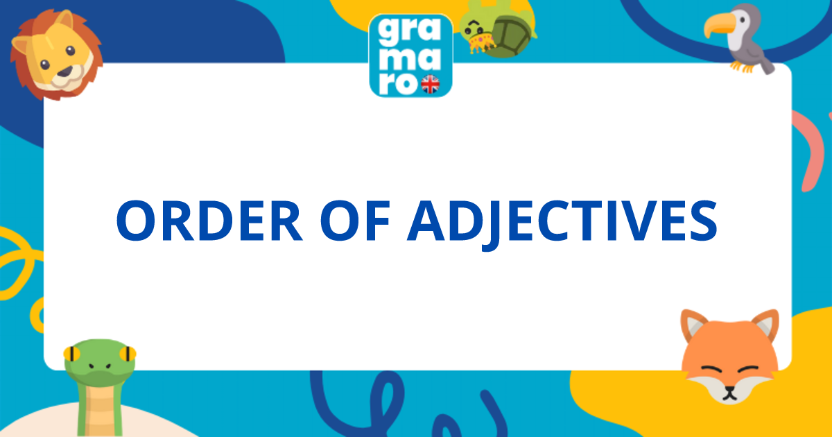 Order of adjectives - regole ed esempi