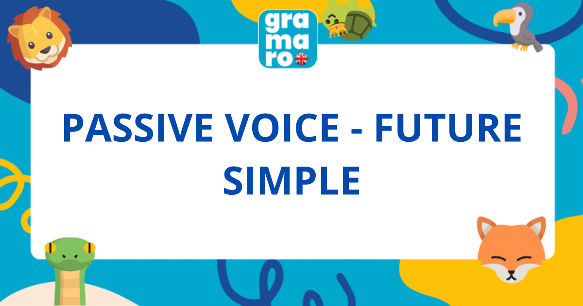 Passive Voice - Future Simple - reglas y ejemplos